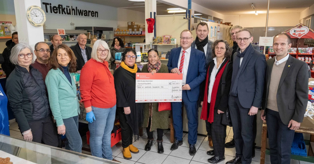 Stiftung Würth spendet 200.000 Euro an Tafeln in der Region · Erlacher Höhe